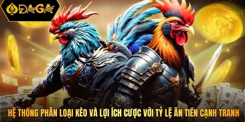 Hệ thống phân loại kèo và lợi ích cược với tỷ lệ ăn tiền cạnh tranh